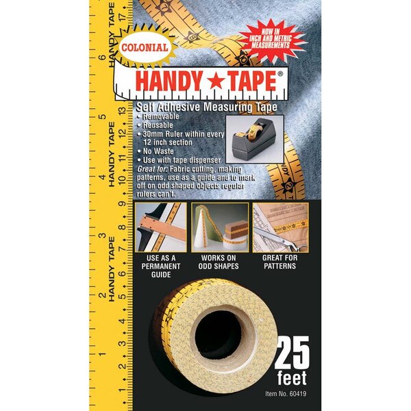 handy tape measure w/disp 6/box -BeadSmith.com