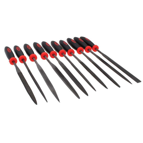ergo needle file 10 mm 2 cut- 10 piece s -BeadSmith.com