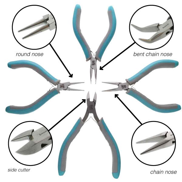 simply modern 4 piece plier set -BeadSmith.com