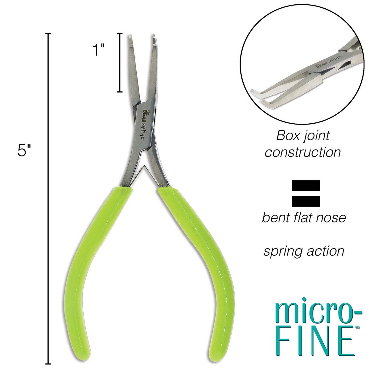 micro-fine round nose with springs 5 (12 -BeadSmith.com
